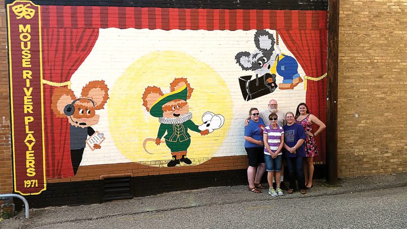 Mouse River Players complete mural project | News, Sports, Jobs - Minot ...